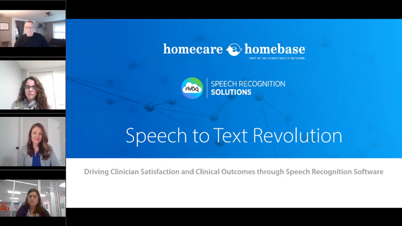 Speech to Text Revolution - nVoq + HCHB Webinar